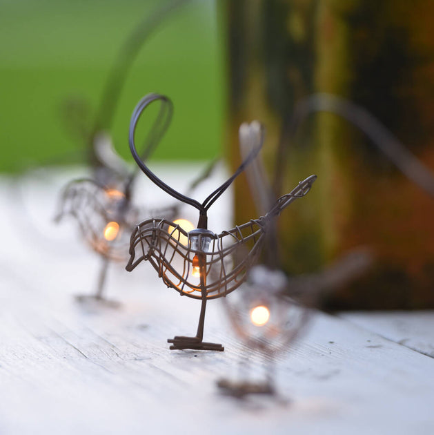 Indoor , Outdoor Garland Of LED Robin Lights – www.ellajames.co.uk